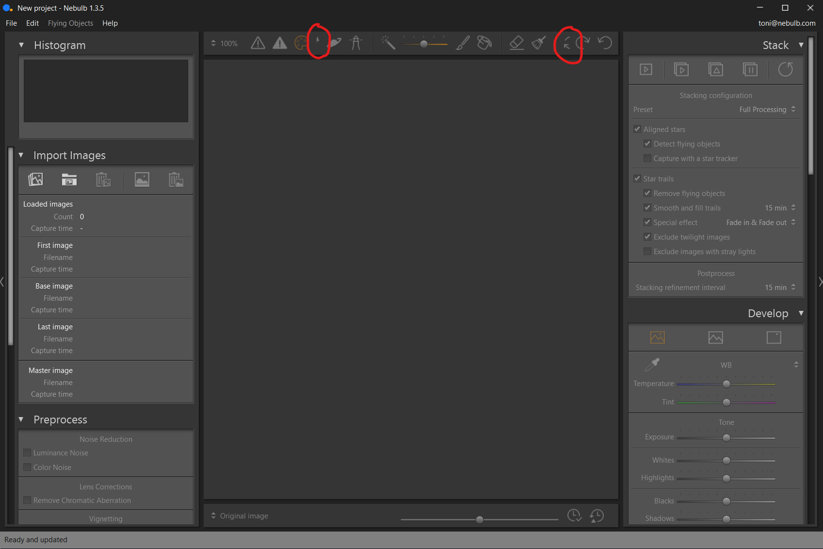 Resizing of side tool panels Resizing of side tool panels